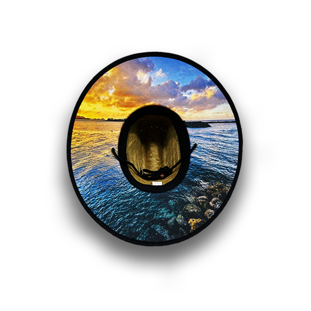 "SUNSET" ADULT STRAW HAT – Nuhong Guam